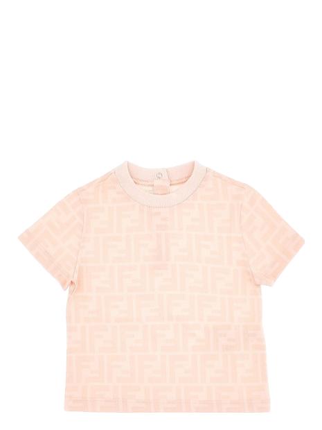 FENDI Fendi FF-Monogram Wool Crewneck T-Shirt